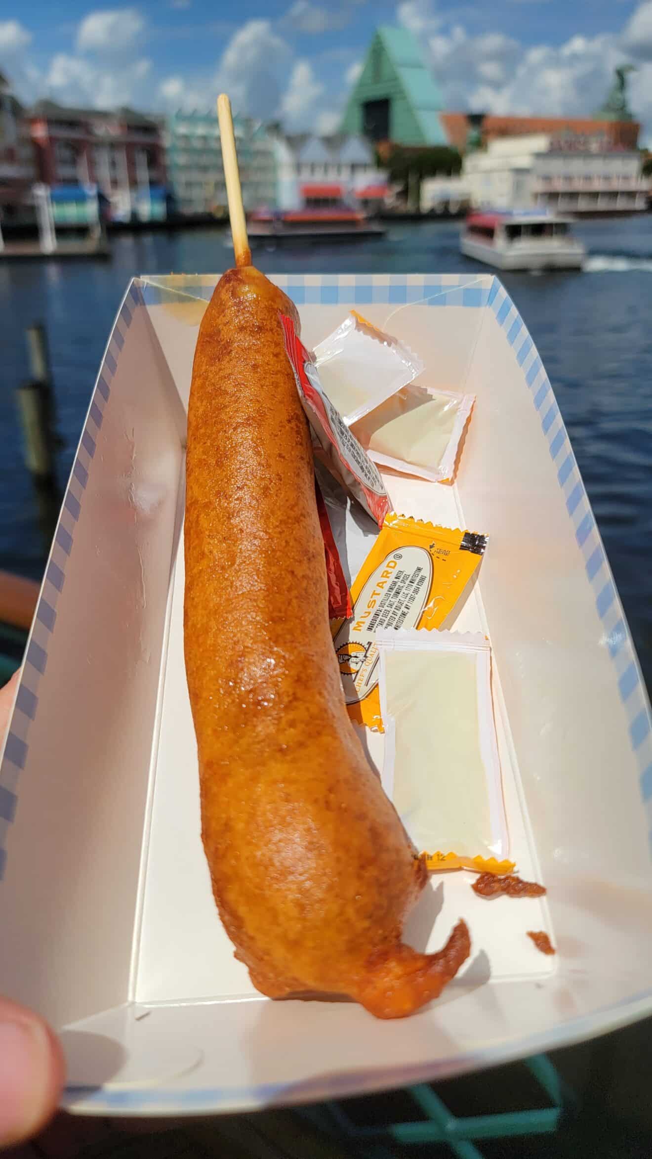 The First Pickle Corn Dog from Blue Ribbon Corn Dogs Sold at Disney ...