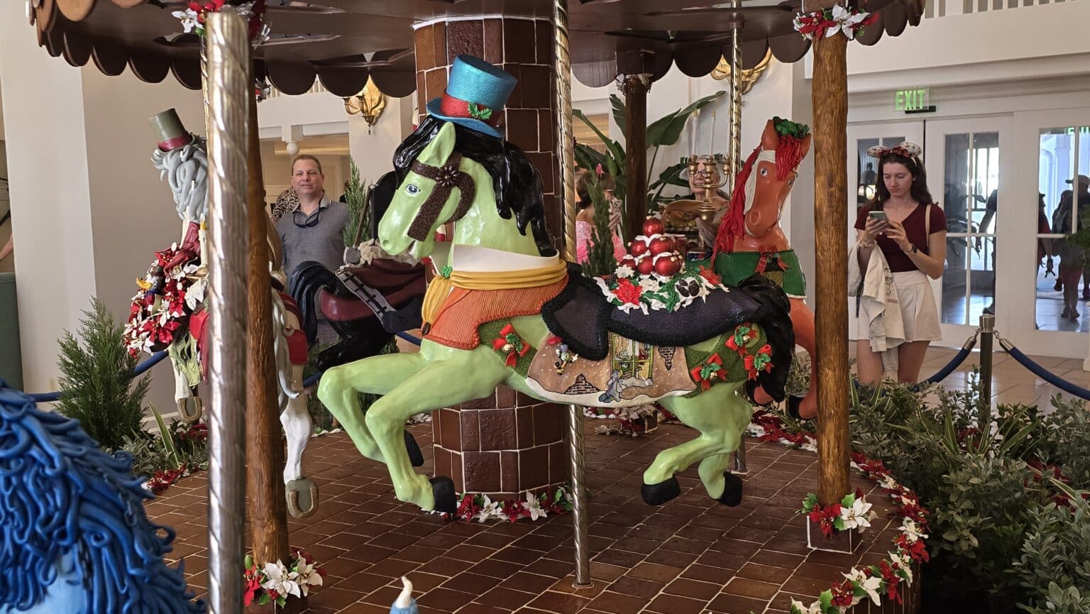 “Mickey’s Christmas Carol” Gingerbread Carousel at Disney’s Beach Club ...