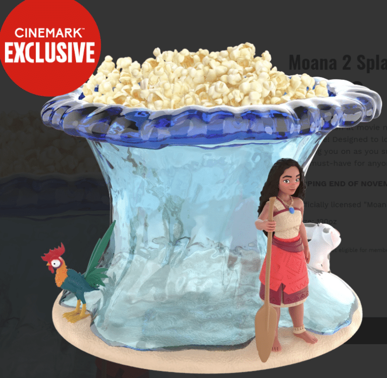 Moana 2 Popcorn Bucket and Popcorn Necklace Now Available at Cinemark ...