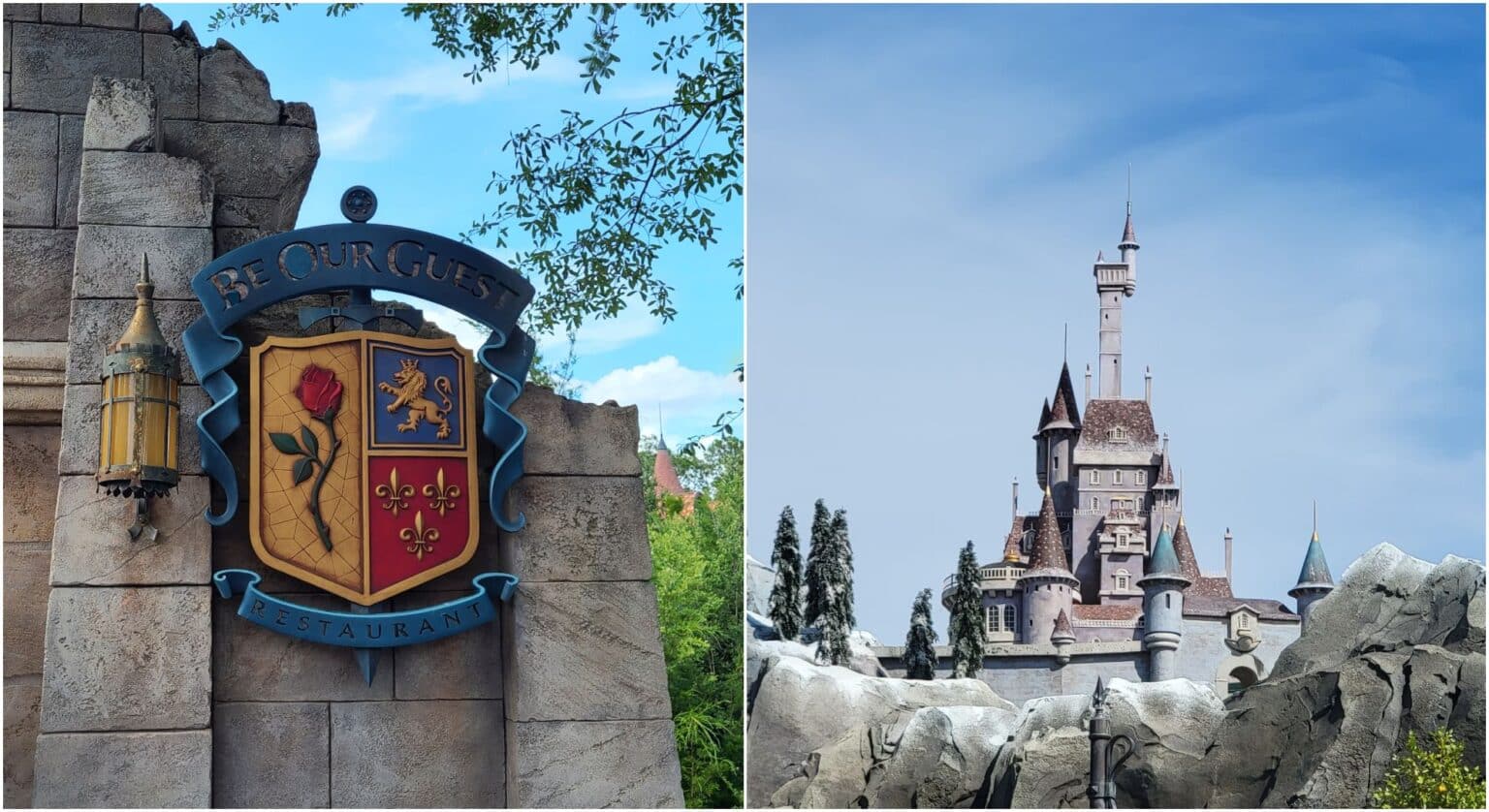 Walt Disney World Magic Kingdom Dining Menu “Be Our Guest Restaurant ...