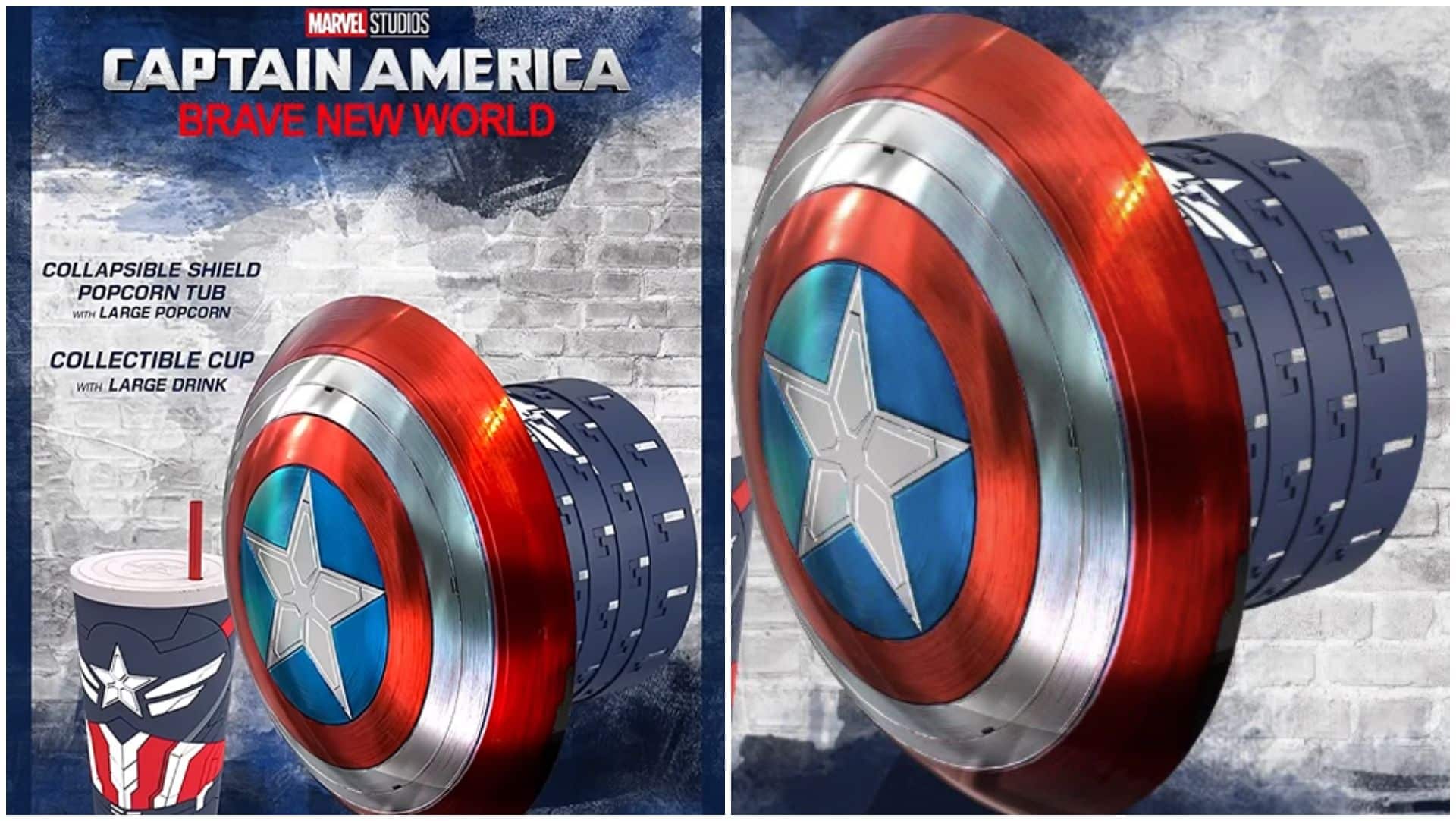 Captain America: Brave New World Popcorn Buckets Available at Cinemark ...
