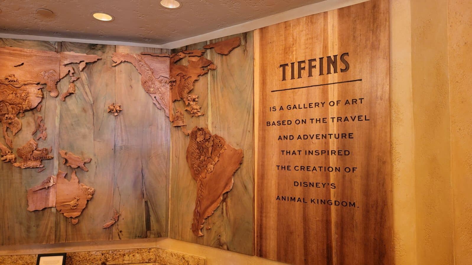 Walt Disney World Animal Kingdom Dining Menu “Tiffins” Lunch & Dinner ...