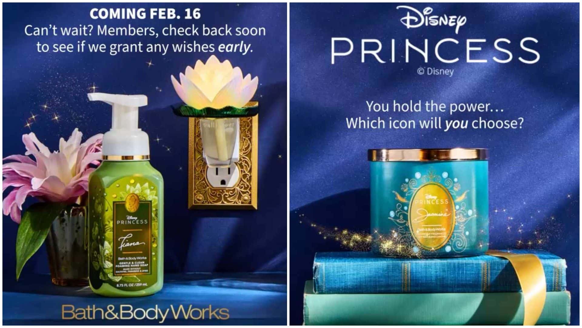 Disney Princess X Bath & Body Works Collection is Real Coming February 16 2025 - Fantasy Land News