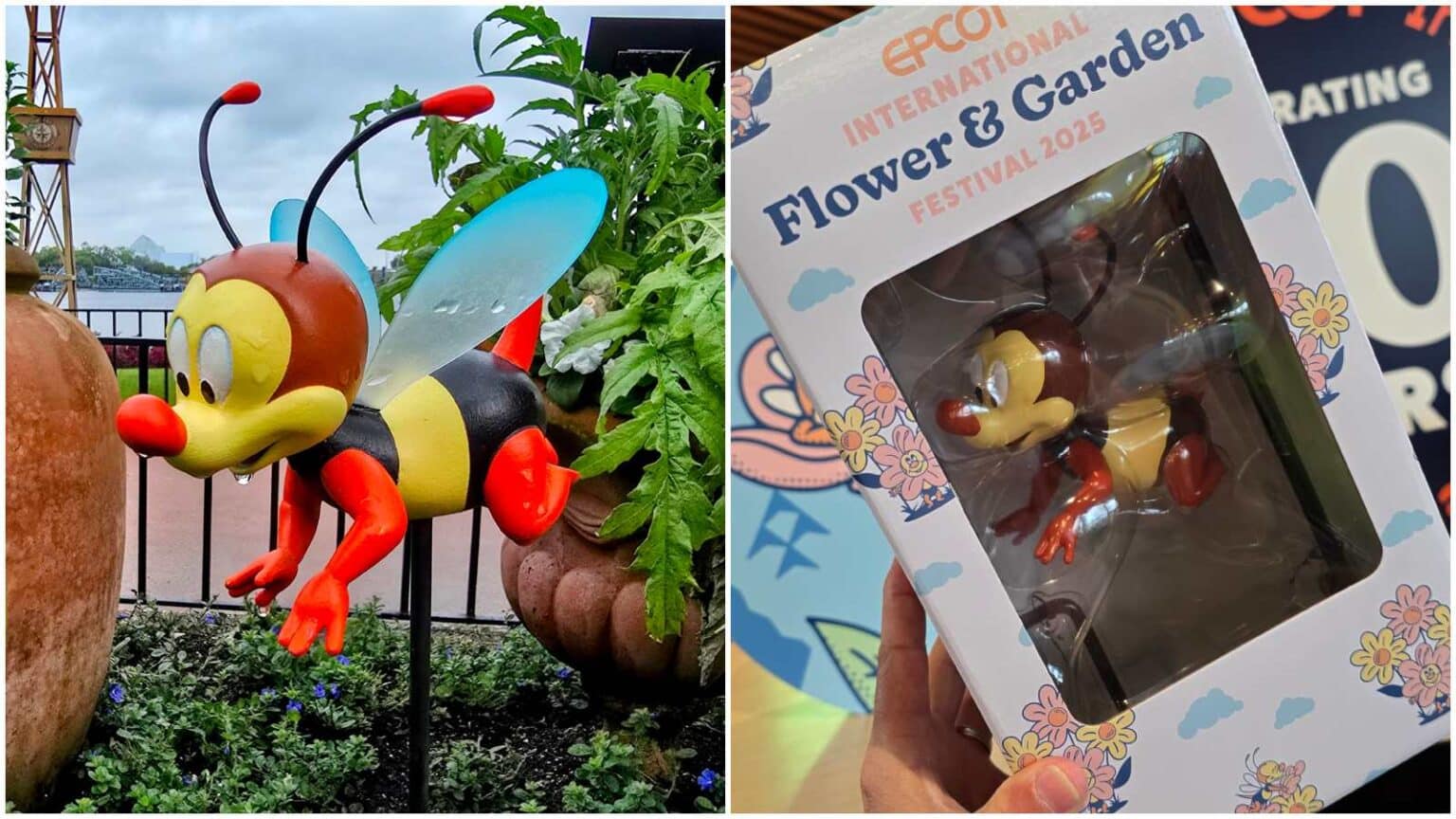 Bring Spike the Bee Home: Garden Stake from Epcot’s Pollen-Nation Hunt ...