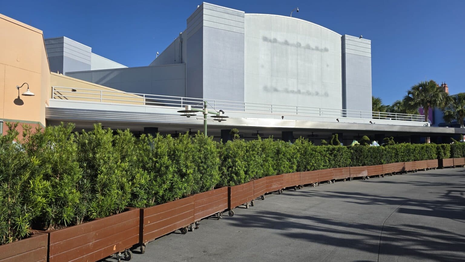 Walls Surround Animation Courtyard Theater Entry for The Little Mermaid ...