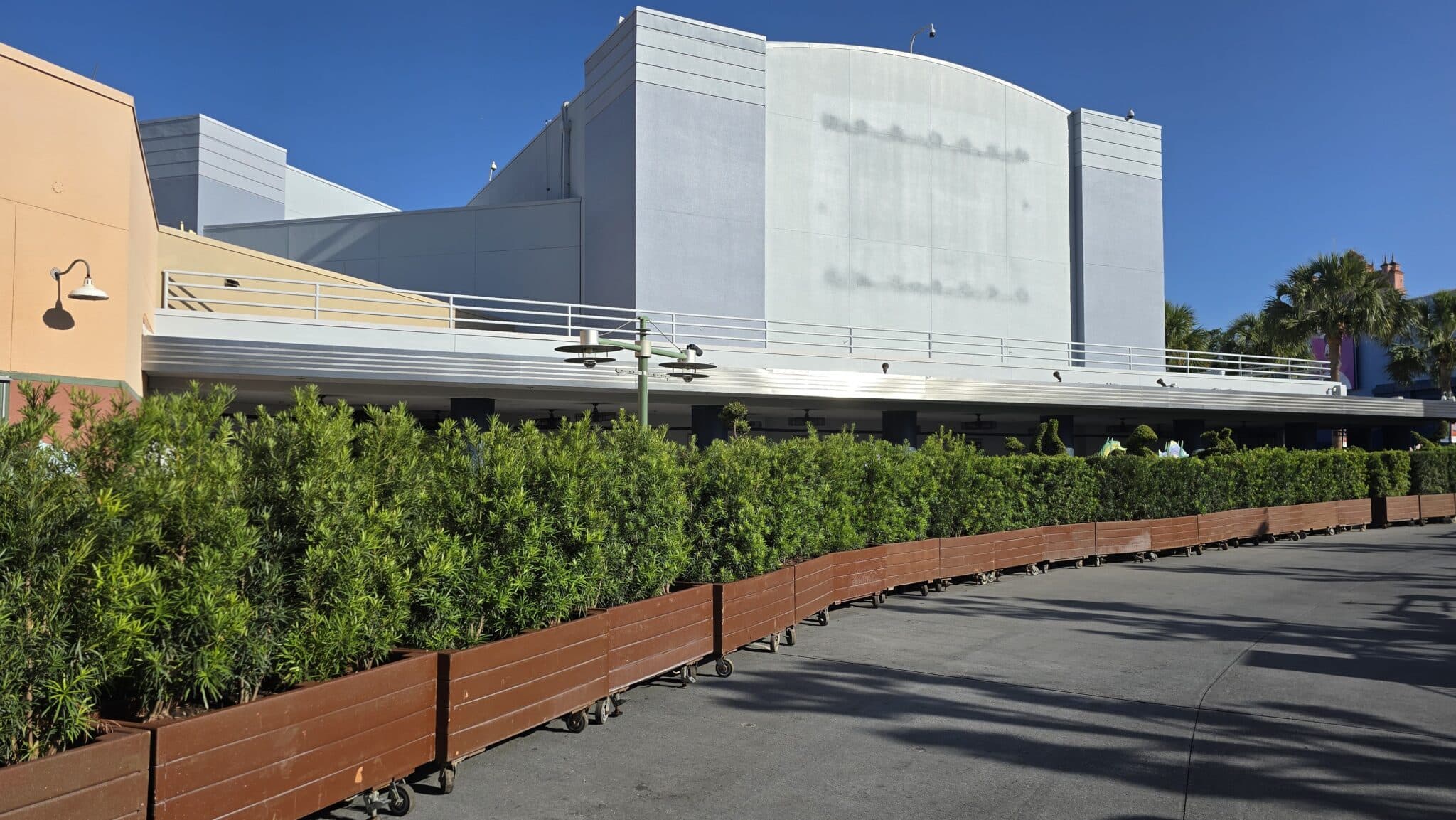 Walls Surround Animation Courtyard Theater Entry for The Little Mermaid ...