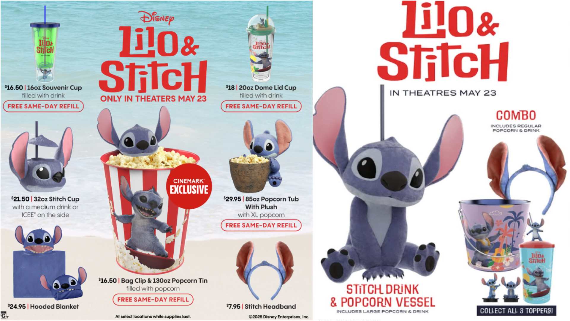 Stitch Mania! Must-Have Disney Lilo & Stitch Popcorn Buckets Coming to a Theater Near You ...