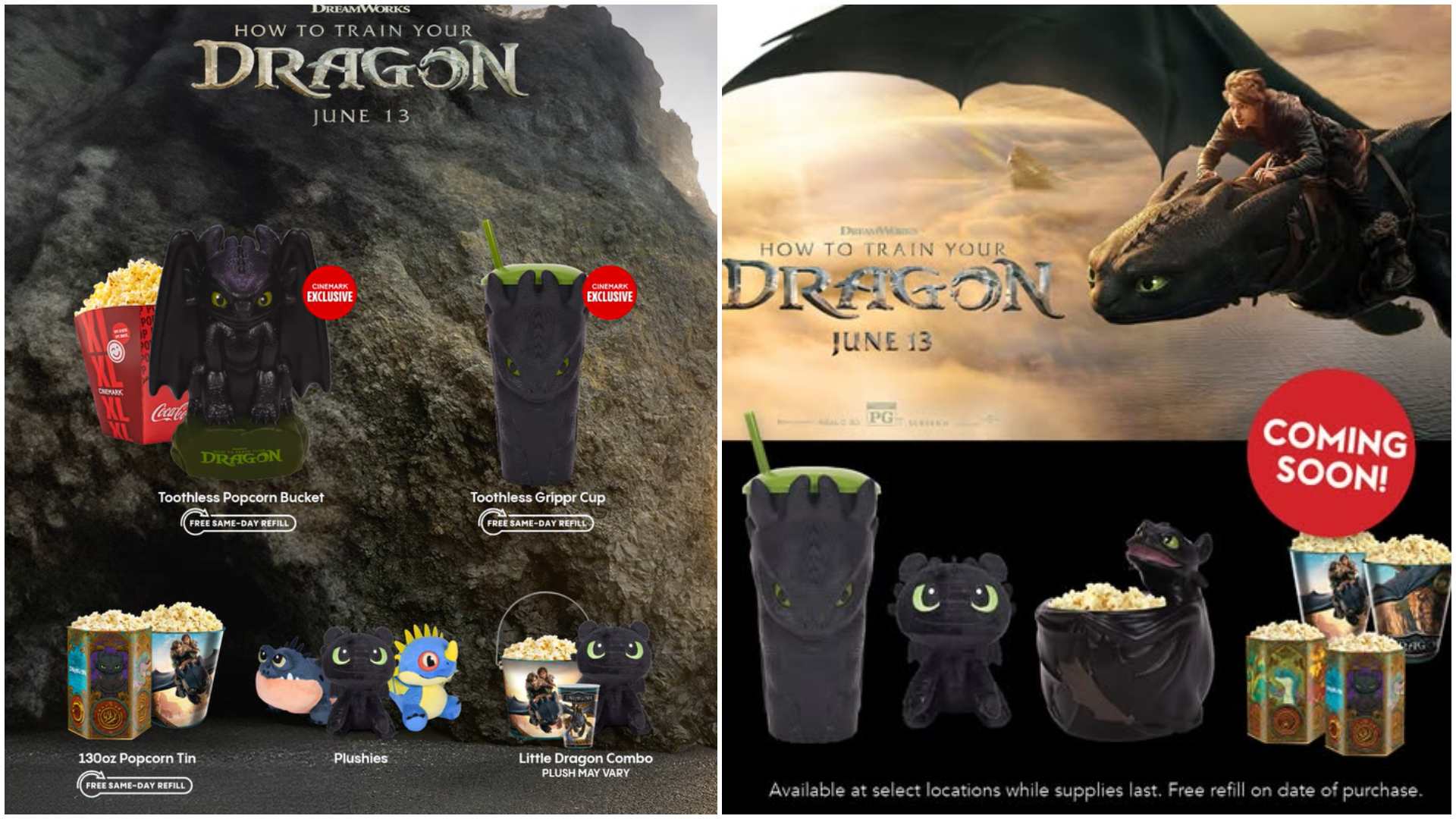 We, My Friends, Have How to Train Your Dragon Popcorn Buckets at AMC ...