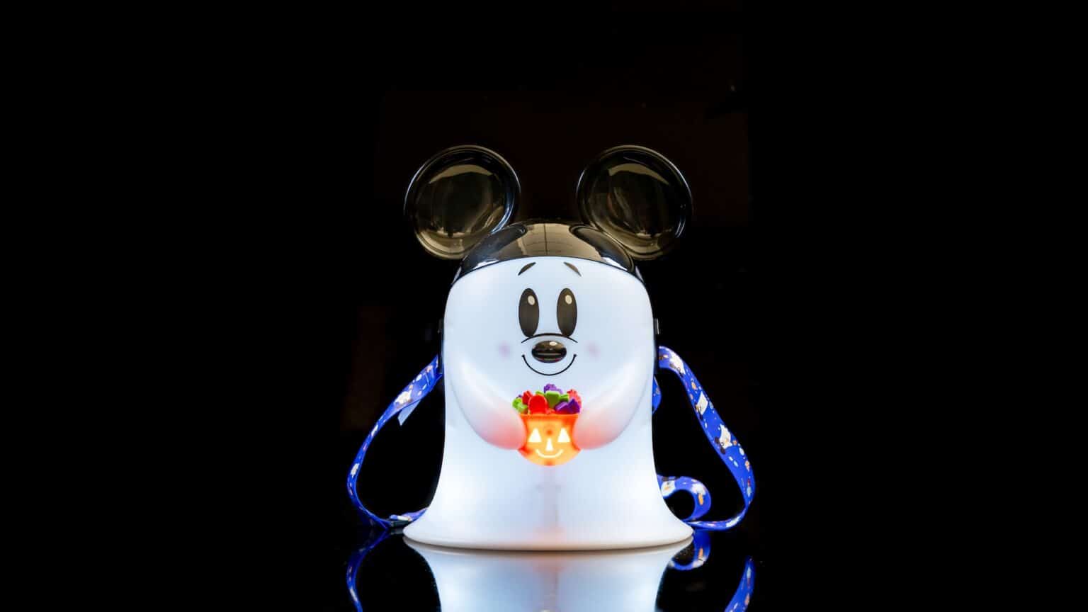 Boo! Mickey Mouse Ghost Bucket Popcorn Bucket Materialized at Disney ...