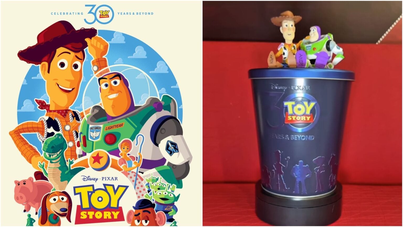 Limited Release Toy Story 30th Anniversary Popcorn Bucket Available at ...