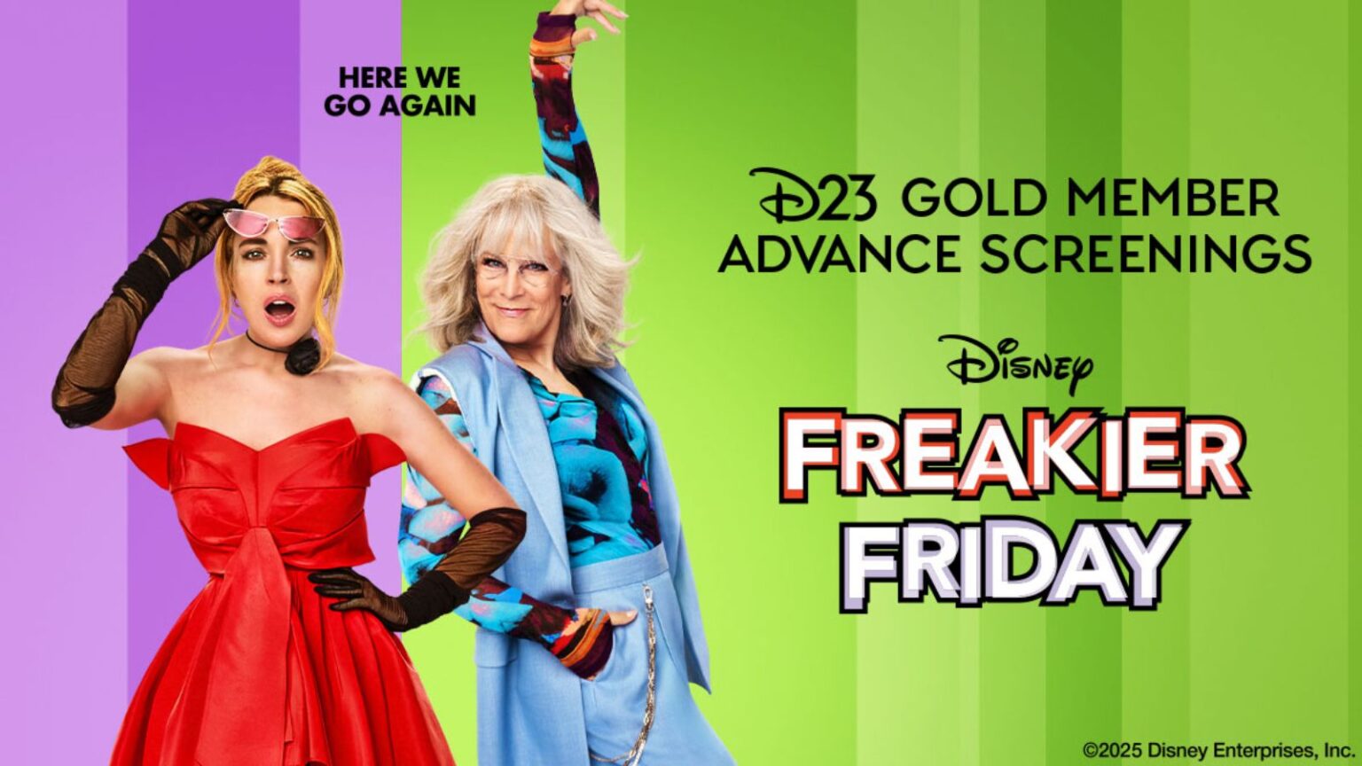 D23 Announces Exclusive Advance Screenings of Disney’s “Freakier Friday ...