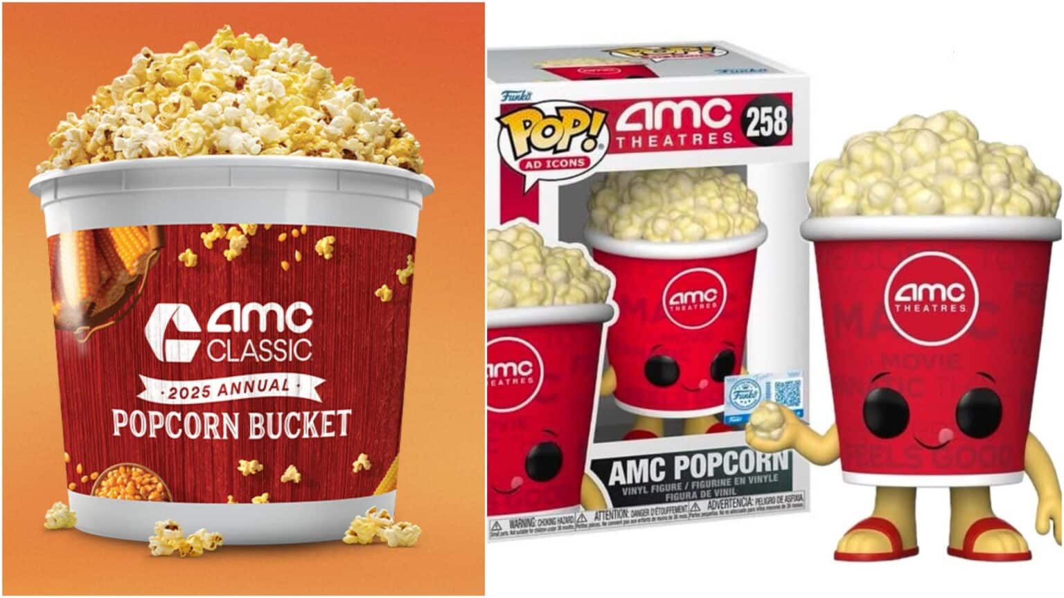 Popcorn Buckets Go Meta! Funko Pop New AMC and Regal Popcorn Bucket ...