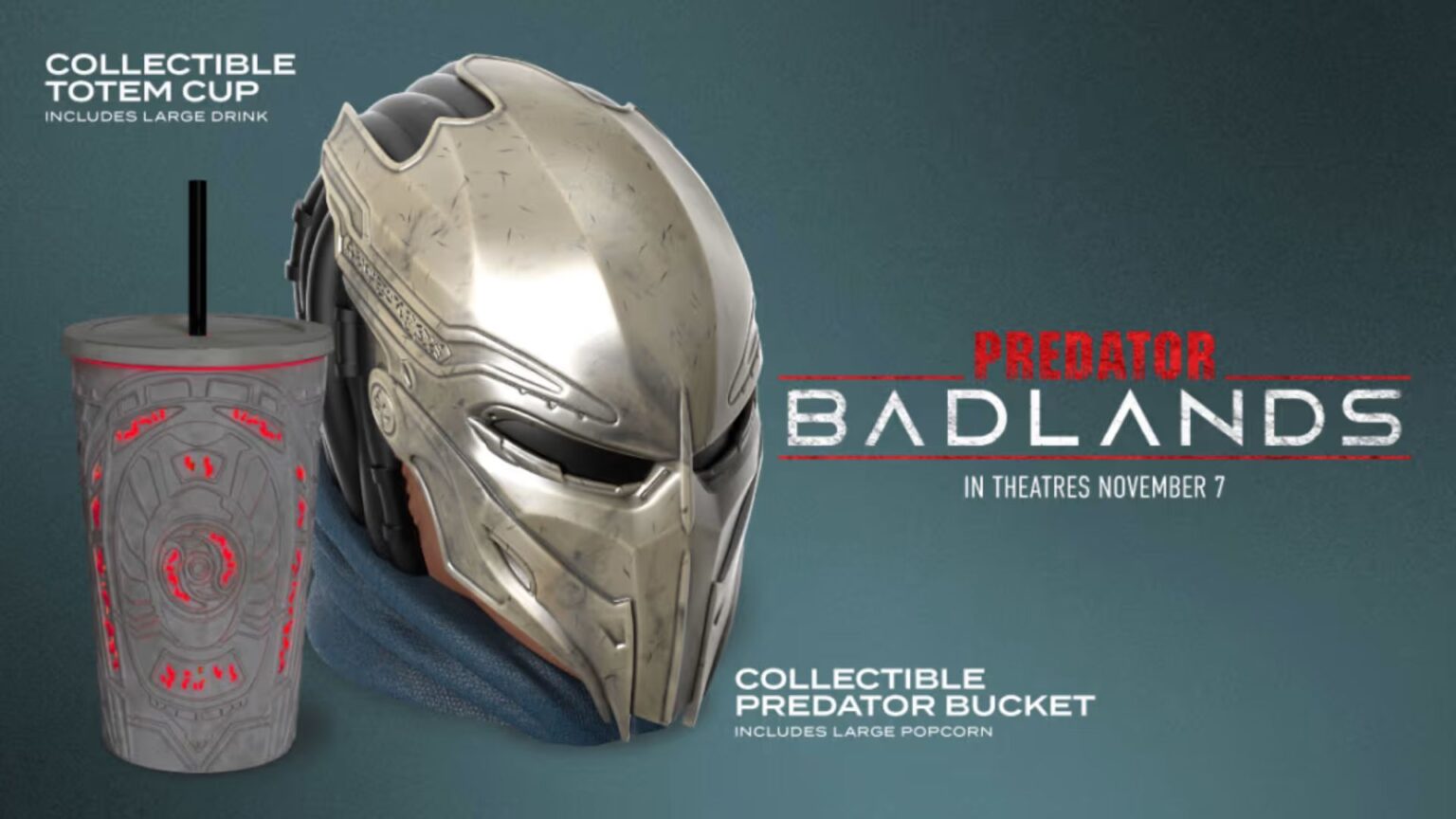 AMC Unveils Exclusive Predator: Badlands Popcorn Bucket Now Available ...