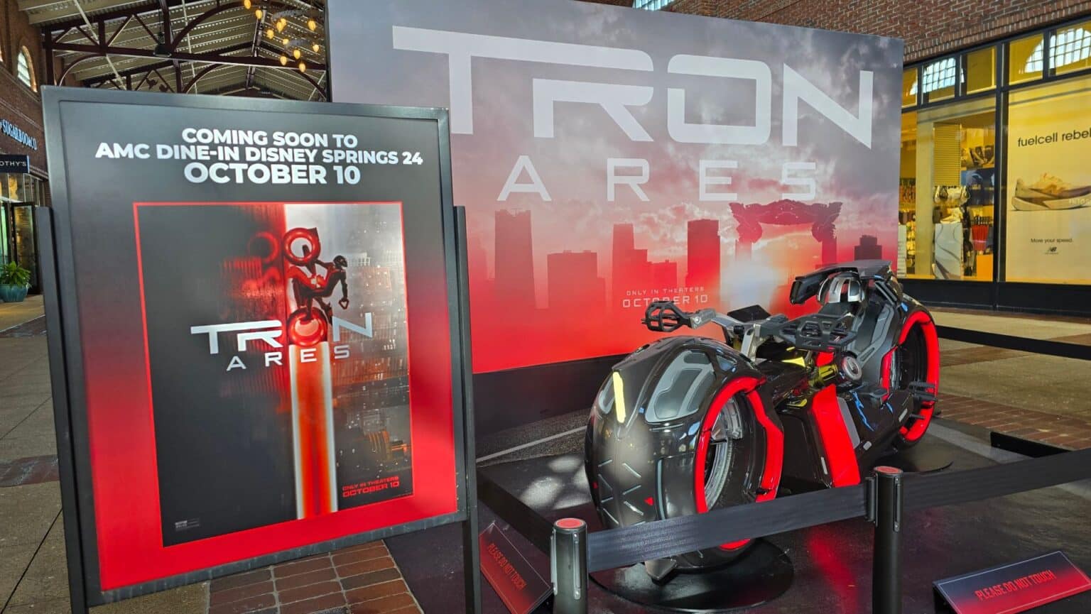 The Grid Comes to Disney Springs! TRON: Ares Lightcycle and Overlay ...