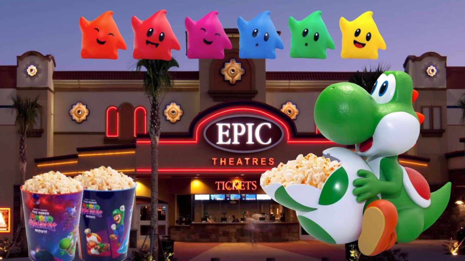 Every Super Mario Galaxy Movie Popcorn Bucket at Every Theater Chain ...