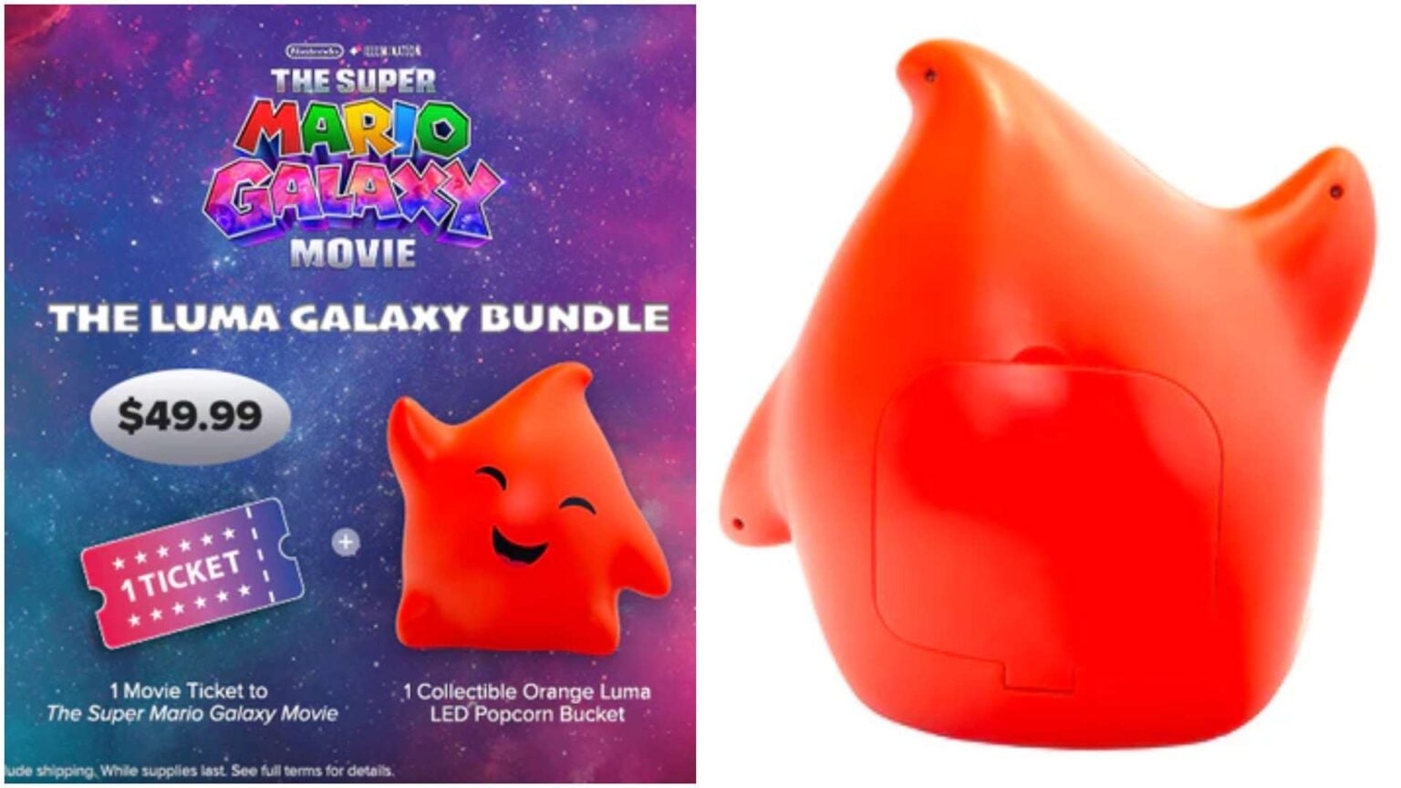 Every Super Mario Galaxy Movie Popcorn Bucket at Every Theater Chain ...