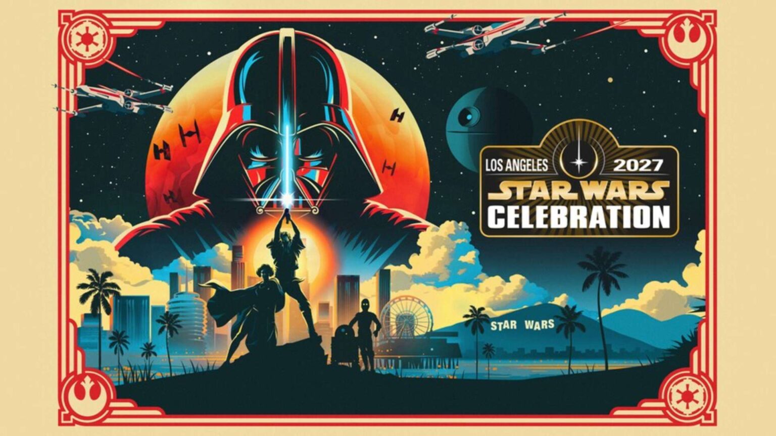 Star Wars Celebration LA 2027 Reveals New Key Art and Ticket Sale Date ...