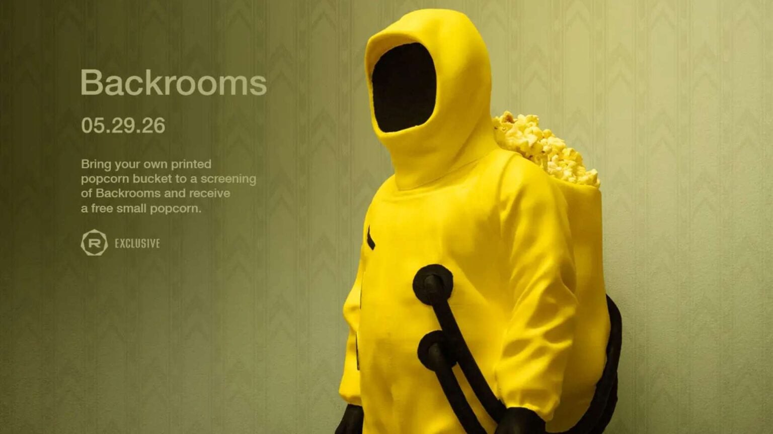 Regal and A24 Release Free 3D Printable Backrooms Popcorn Bucket ...