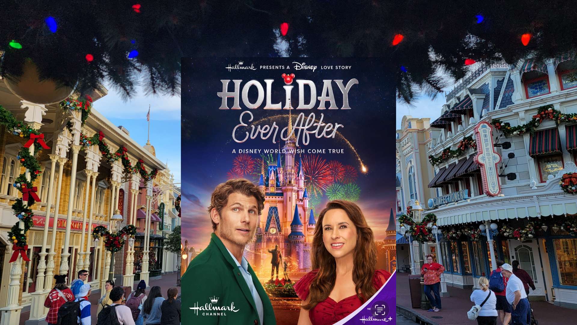 Hallmark Channel Debuts First Look at Disney World Christmas Movie in ...