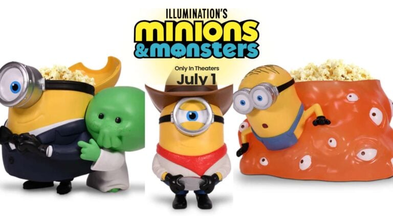 Minions & Monsters Cinemark Popcorn Buckets and Sipper Cup Now ...